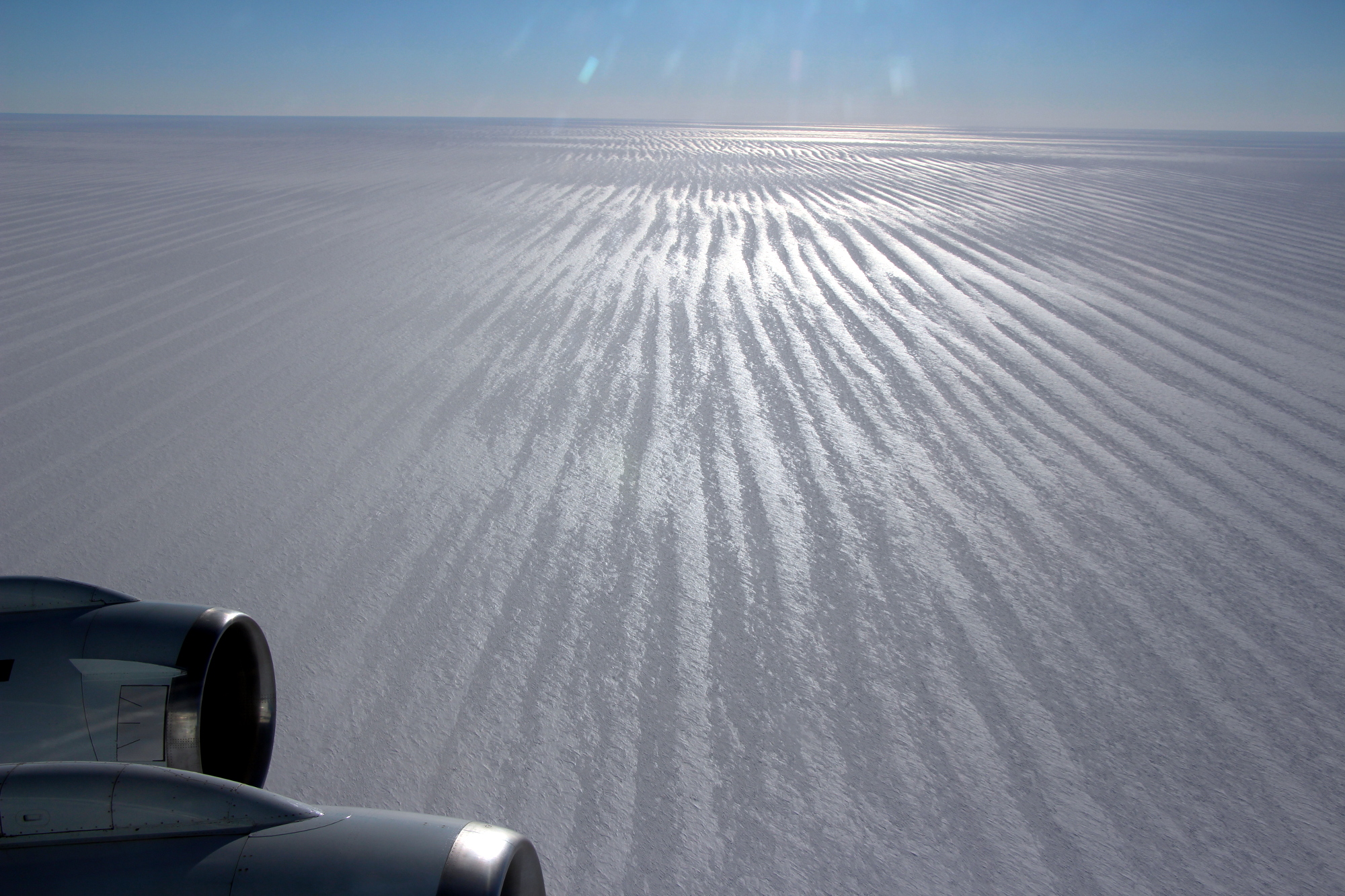 Somewhat unusual linear striations on the East Antarctic plateau's ...